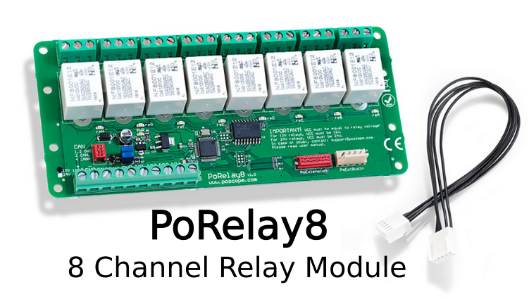 8 Channel Smart Relay Board PoRelay8 – CNC Basix