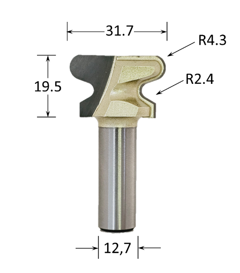 Finger Grip Handle Cutting Bit @ CNC Basix
