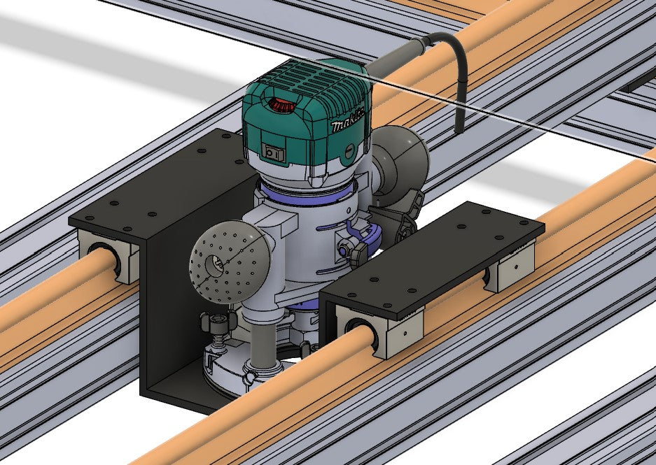 Router Sled 1.5x3m @ CNC Basix