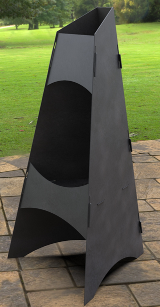 Pyramid Collapsible Firepit @ CNC Basix